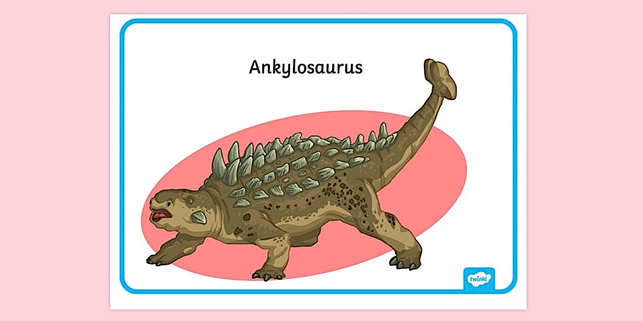 Ankylosaurus Display Poster | Primary Resources - Twinkl