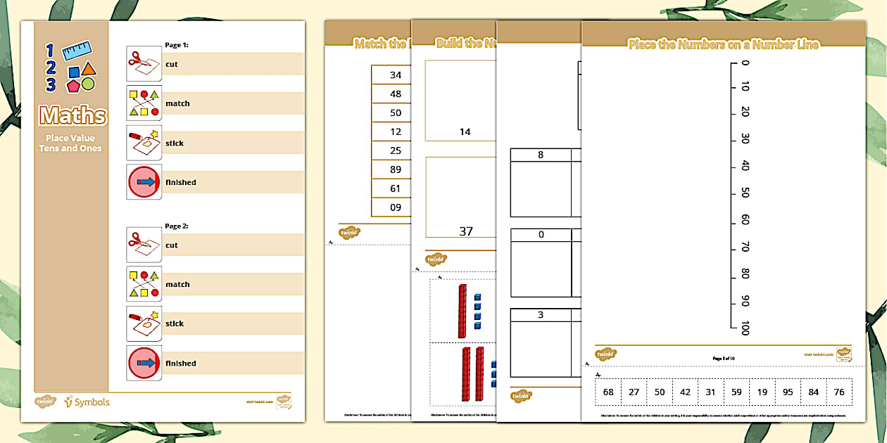 👉 SEND Structured Steps Older Learner Maths Place Value Tens & Ones