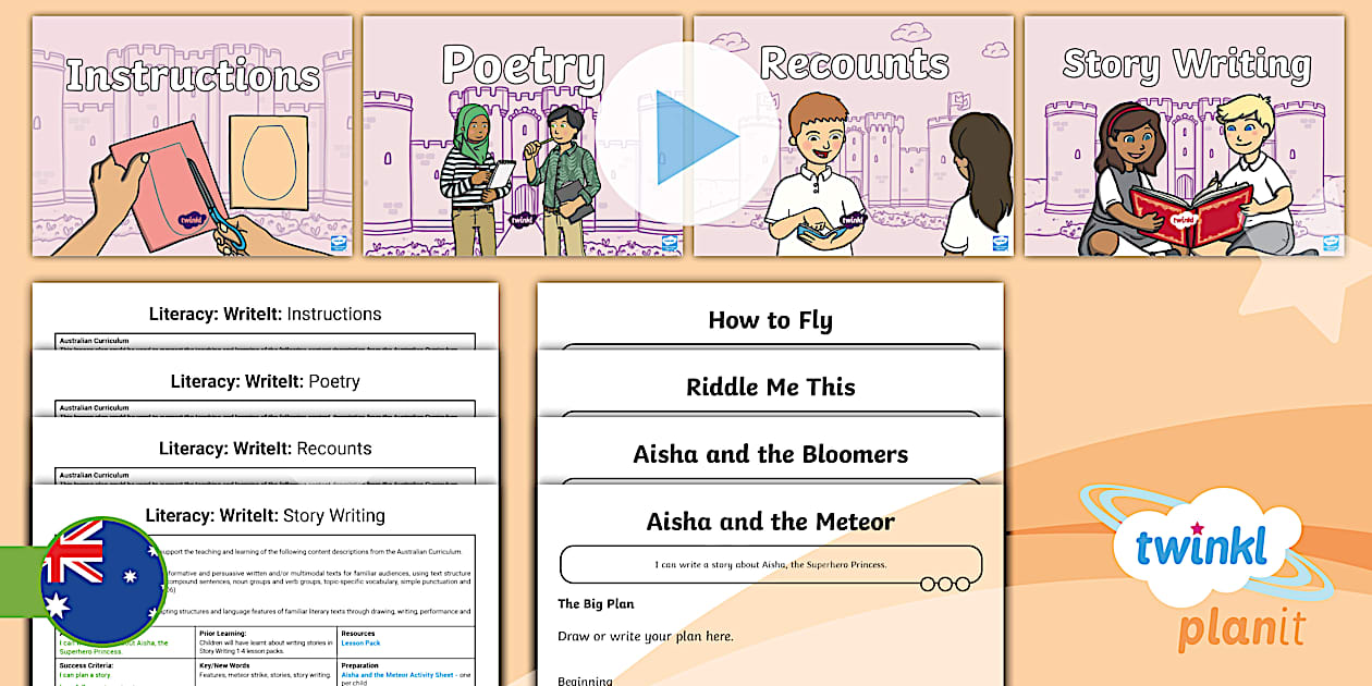 Year 2 Aisha, the Superhero Princess Writing Assessment