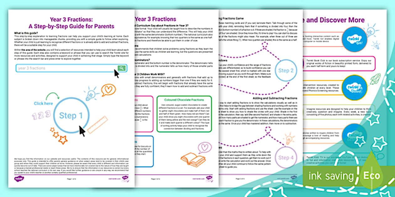 👉 Year 3 Fractions and Percentages: A Step-by-Step Guide for Parents