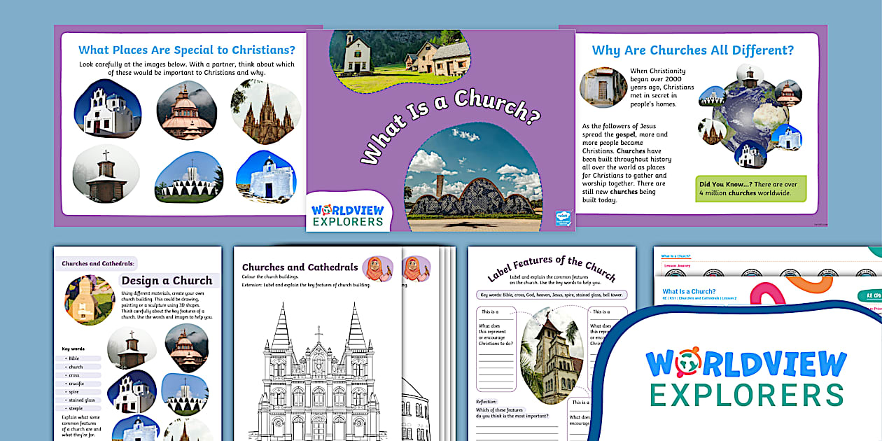 RE: Churches and Cathedrals: KS1 Lesson Pack 2 - Twinkl