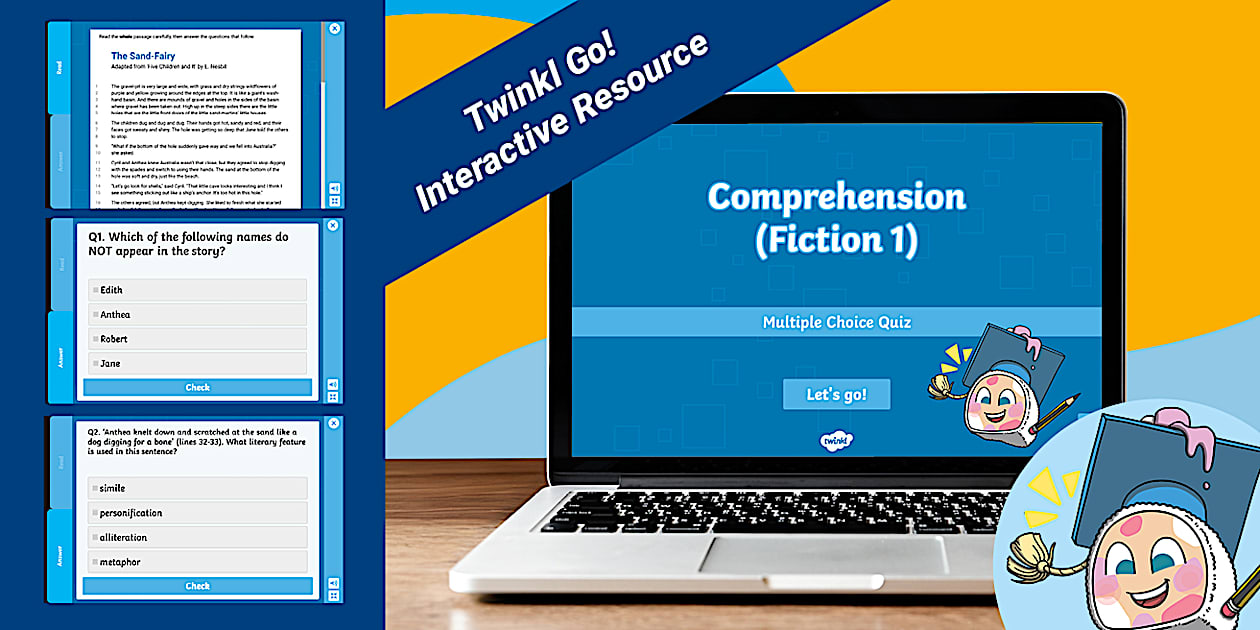 Transfer Mini-Test: Fiction 1 Comprehension Interactive