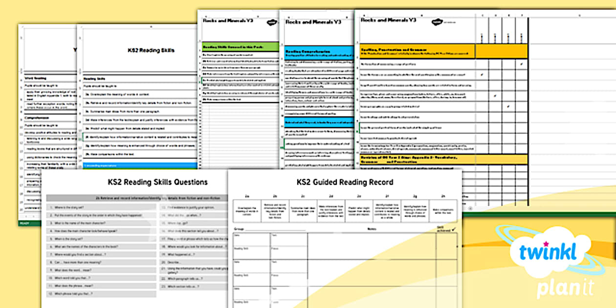 Rocks and Minerals Assessment Pack Y3 To Support Teaching on Rocks and