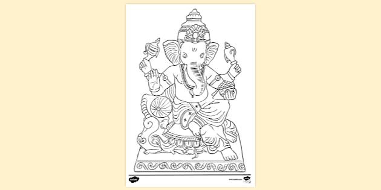 Indian Colouring Page to Print Out (teacher made) - Twinkl