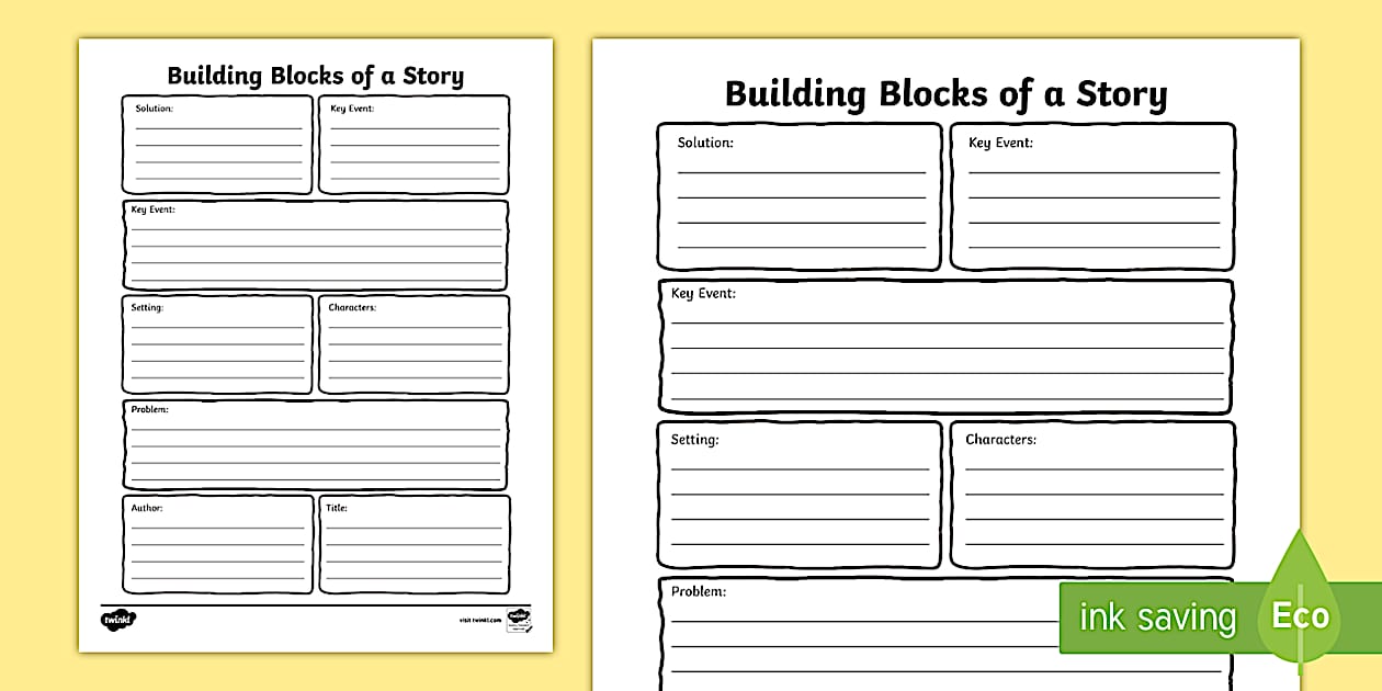 Writing a Story Graphic Organizer | ELA | Twinkl USA