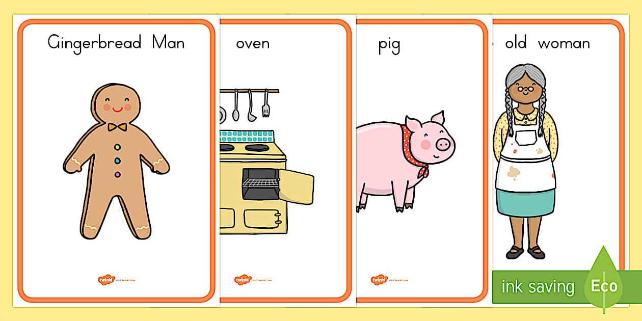 Editable The Gingerbread Man Posters (teacher made) - Twinkl