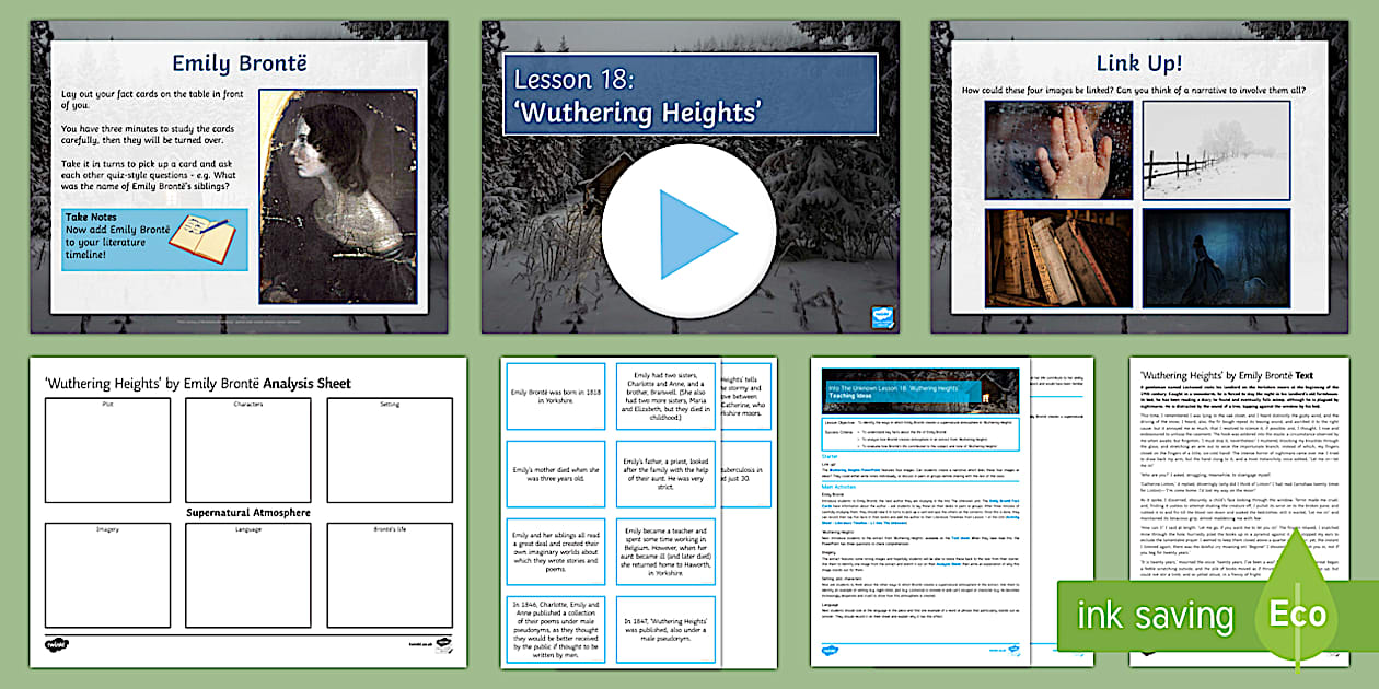 Wuthering Heights Extract | Pre-1914 Literature | Lesson 18
