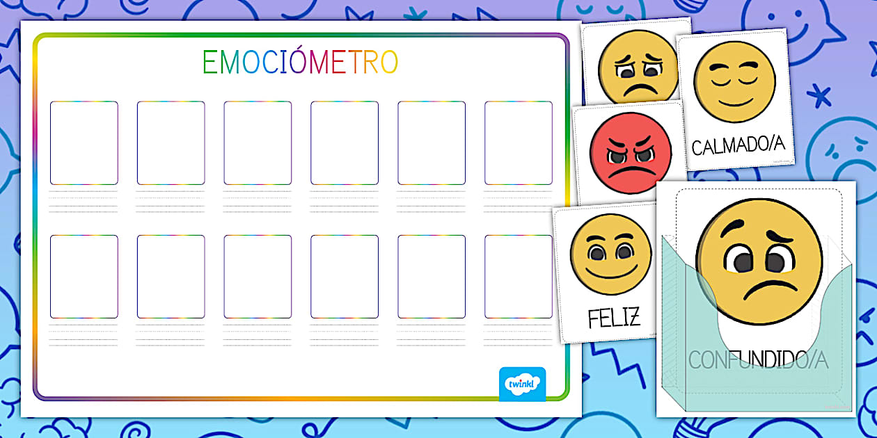 Panel de emociones: Emociómetro (teacher made) - Twinkl