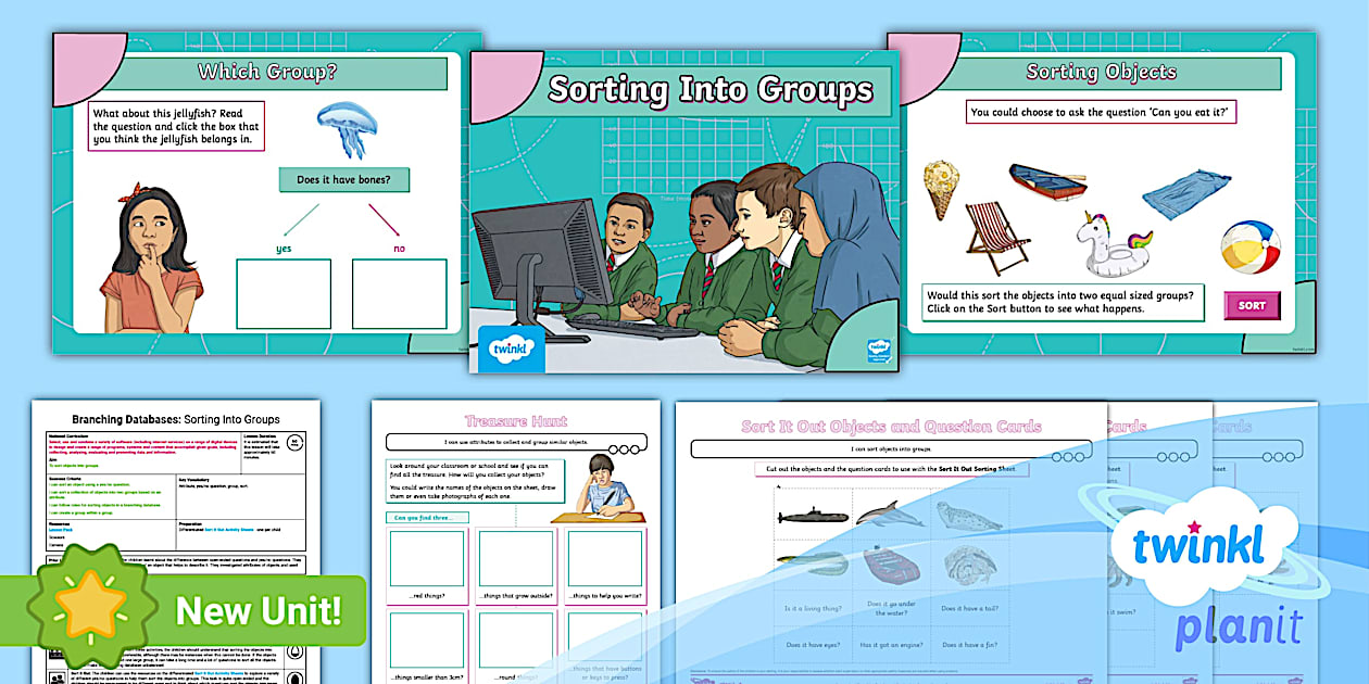 Computing: Branching Databases: Sorting Into Groups Year 3 Lesson 3
