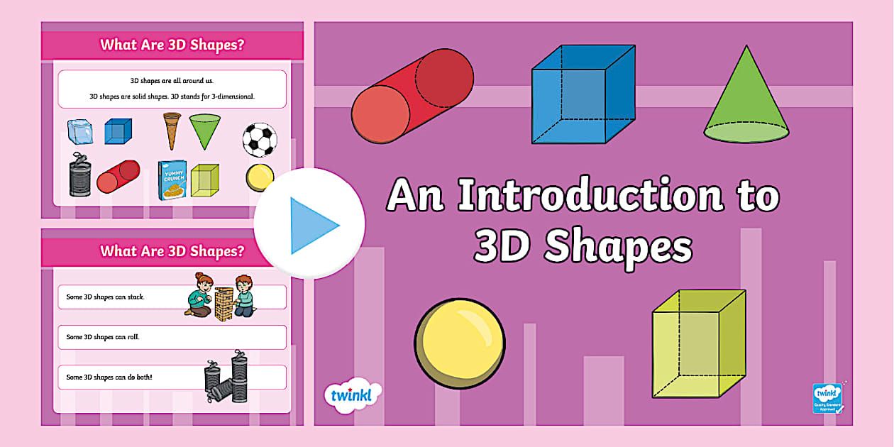 An Introduction to 3D Shapes PowerPoint - Twinkl