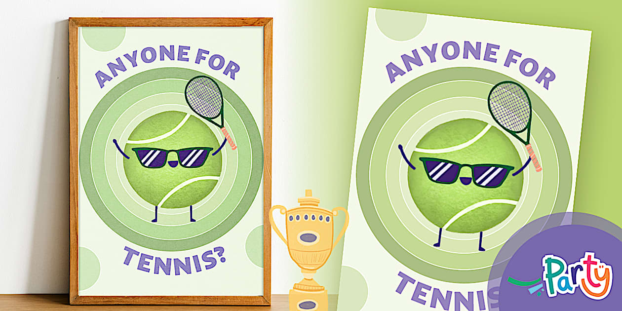 Anyone for Tennis? Print | Twinkl Art Gallery - Twinkl
