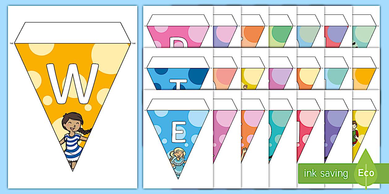 👉 Welcome to Foundation Stage Bunting (Teacher-Made)