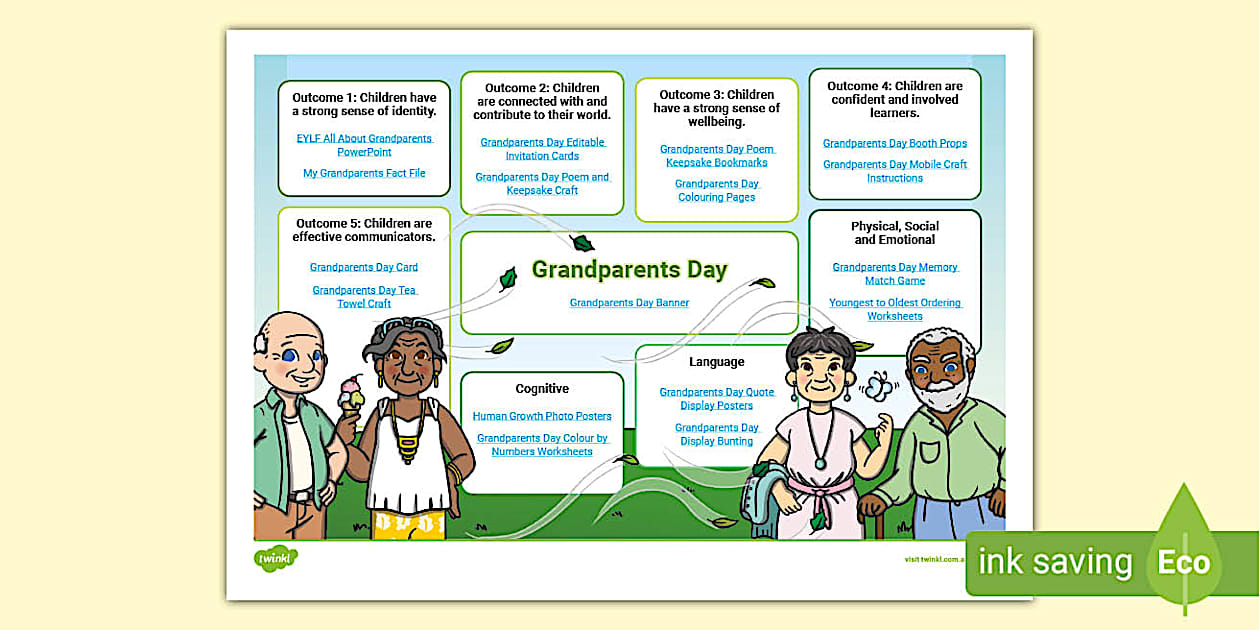 Grandparents Day Topic Planner (teacher made) - Twinkl
