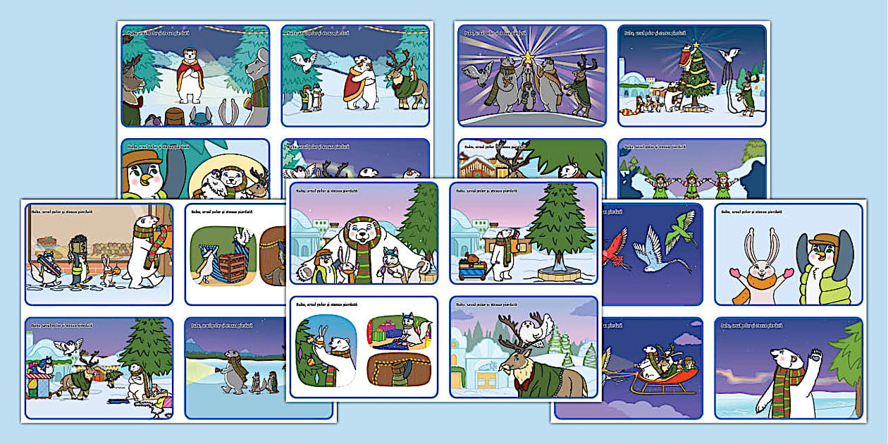 Bubu, ursul polar și steaua pierdută – Ordonarea secvențelor