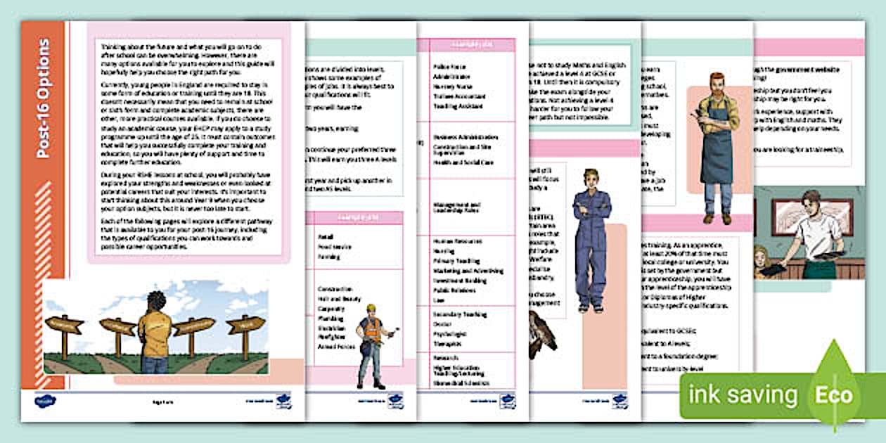 SEND: Older Learners: Post-16 Options (Teacher-Made)