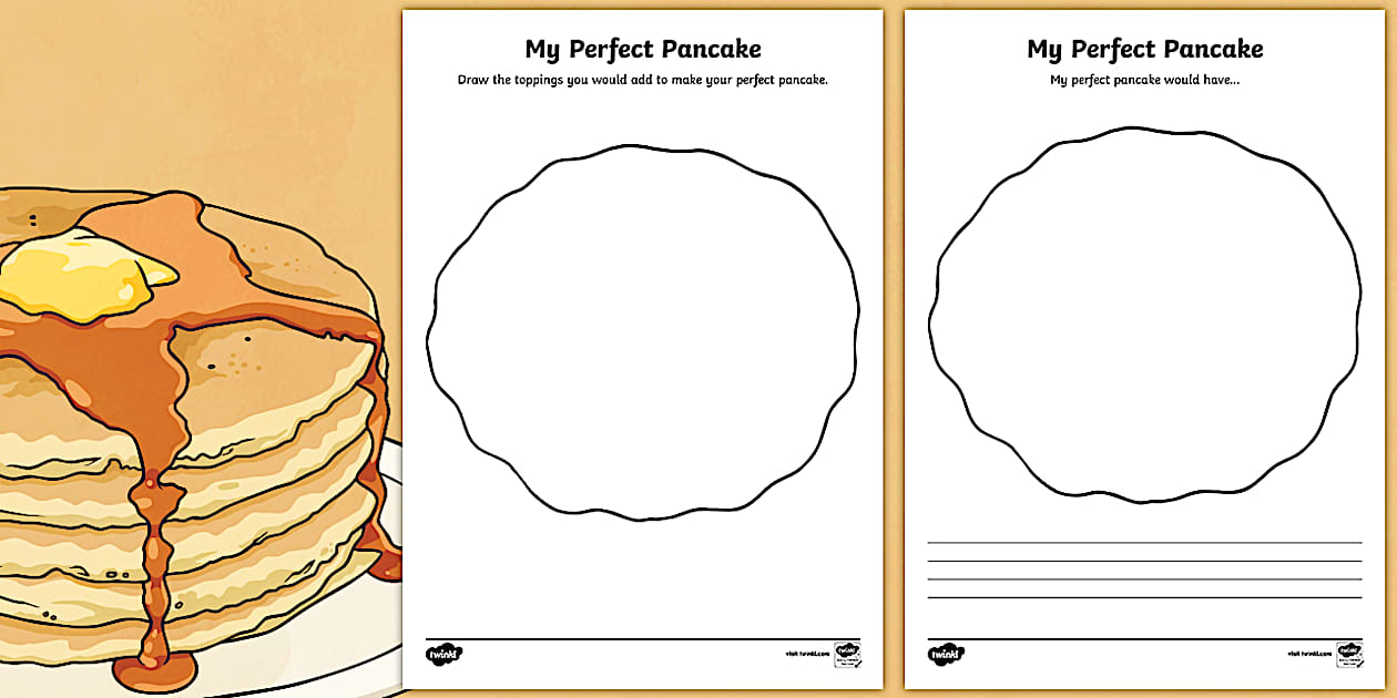 Editable My Perfect Pancake Worksheet Pack (teacher made)