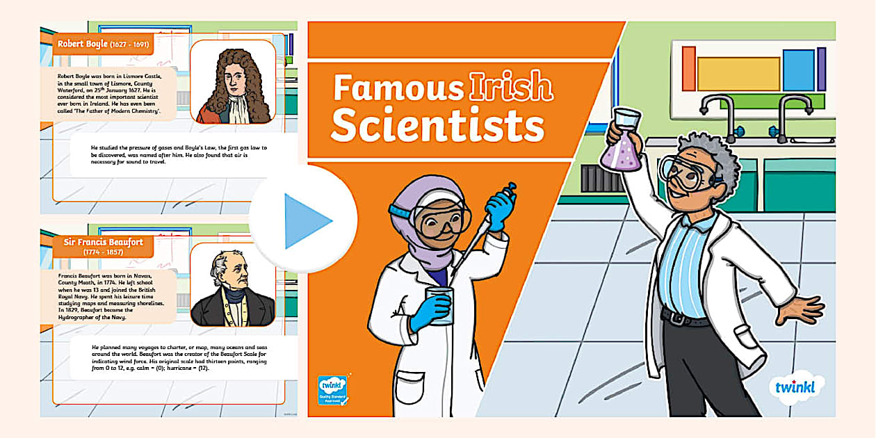 Famous Irish Scientists (PowerPoint). (teacher made)