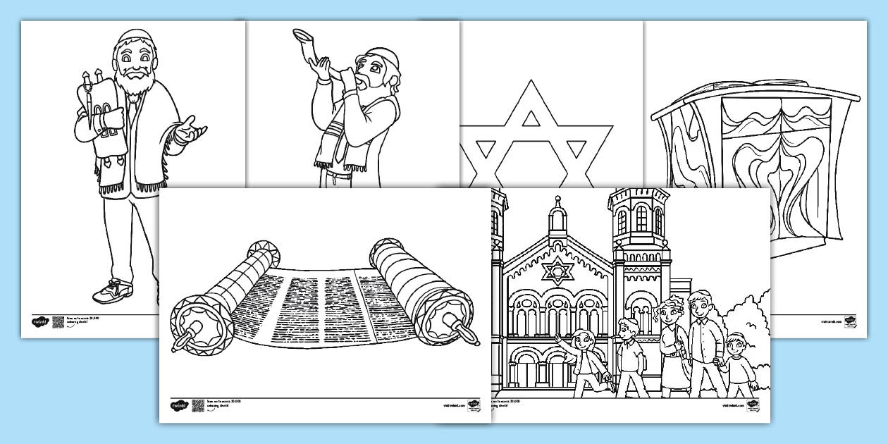 Yom Kippur Colouring | Printable Pages + Resources | Twinkl