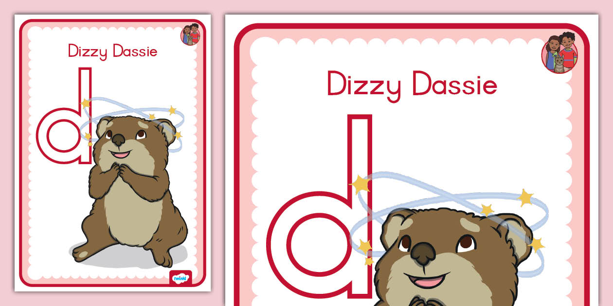 Gr R Phonics T2 - d sound - Character Poster (CAPS Aligned)