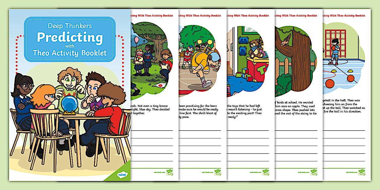 Predicting With Theo Activity Booklet (teacher made)