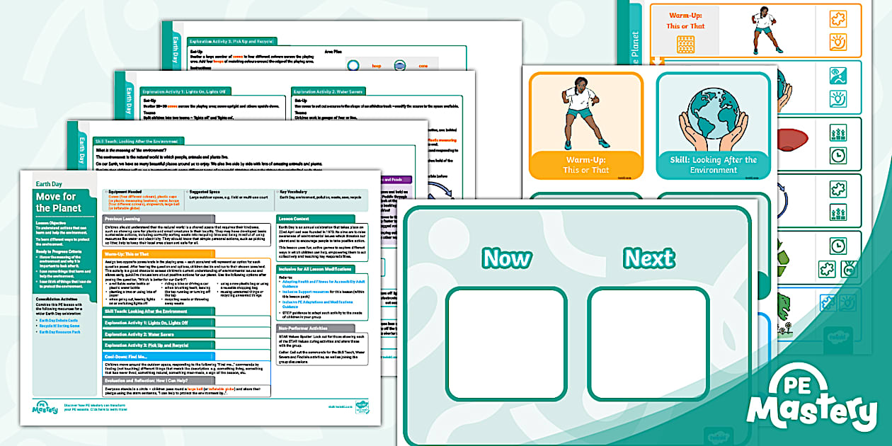 Year 2/3 Earth Day PE Lesson Pack