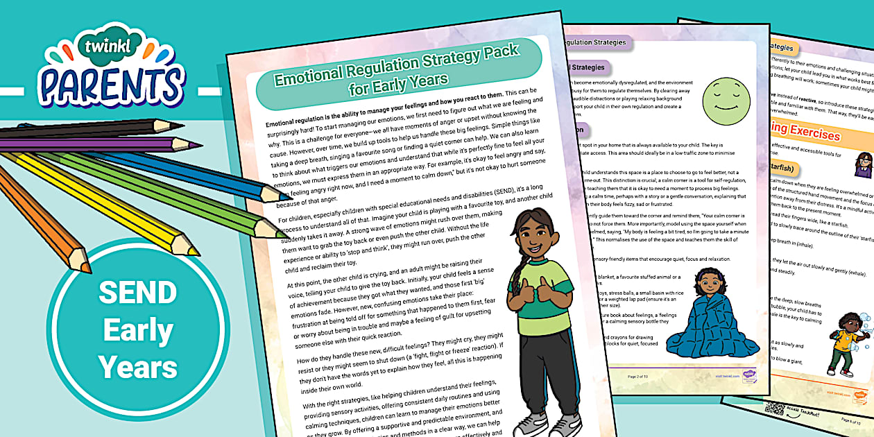 Emotional Regulation Strategies Pack