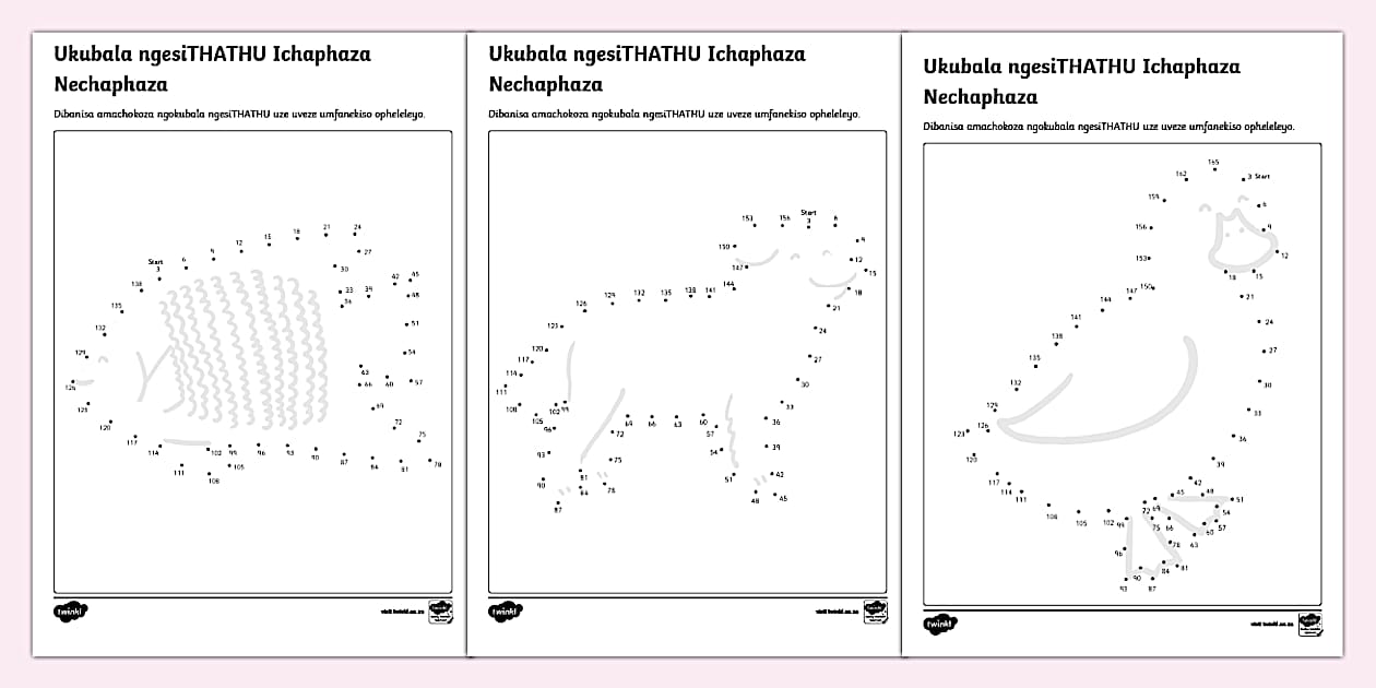 Ukubala ngesiTHATHU Ichaphaza Nechaphaza - Twinkl