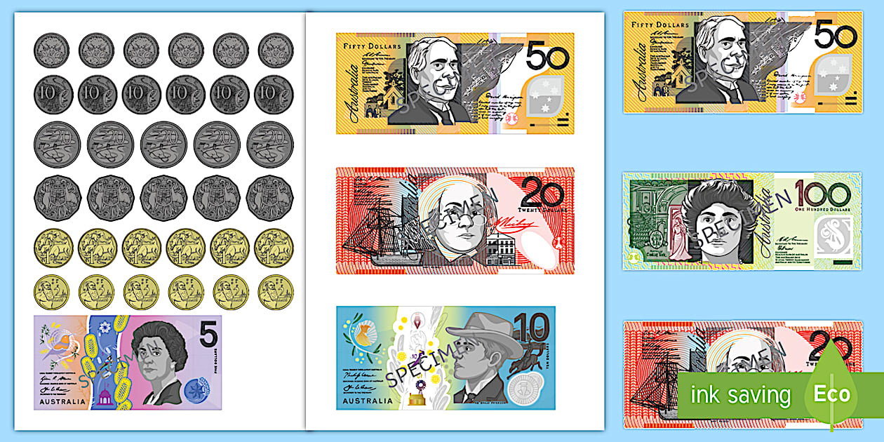 Australian Banknotes - Money and Financial Maths - Stage 2