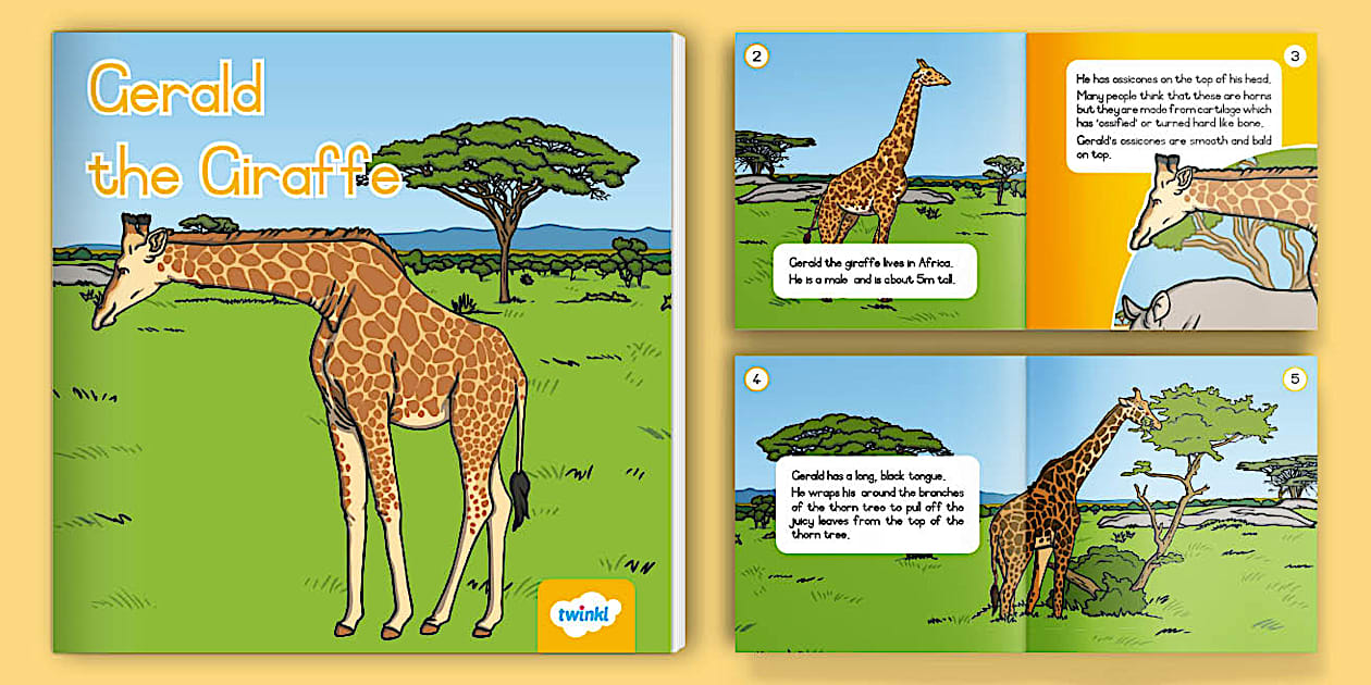 Picture Story - Gerald the Giraffe eBook (teacher made)