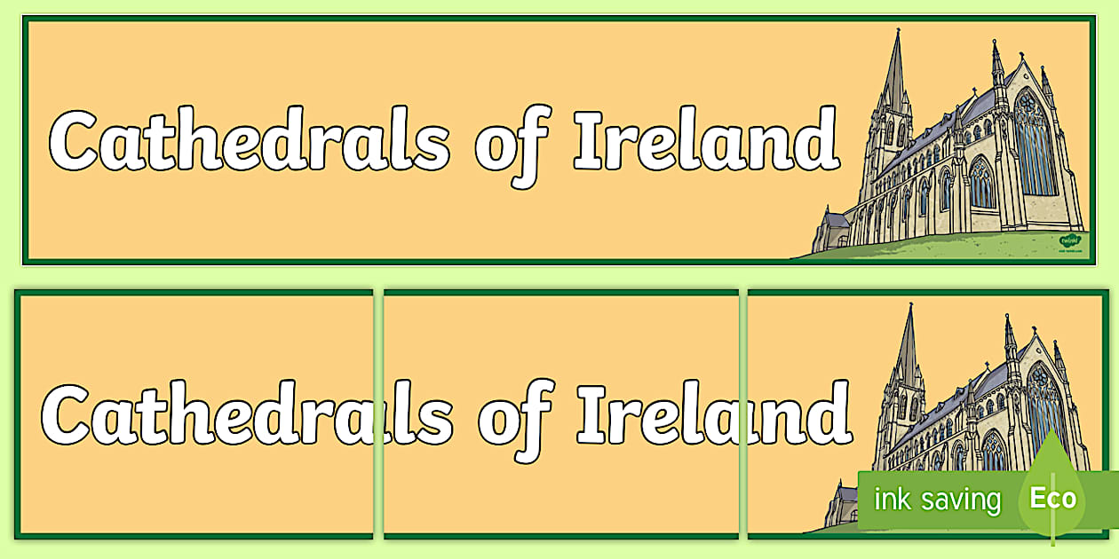Cathedrals of Ireland Display Banner -Places of Interest, tourism, history,