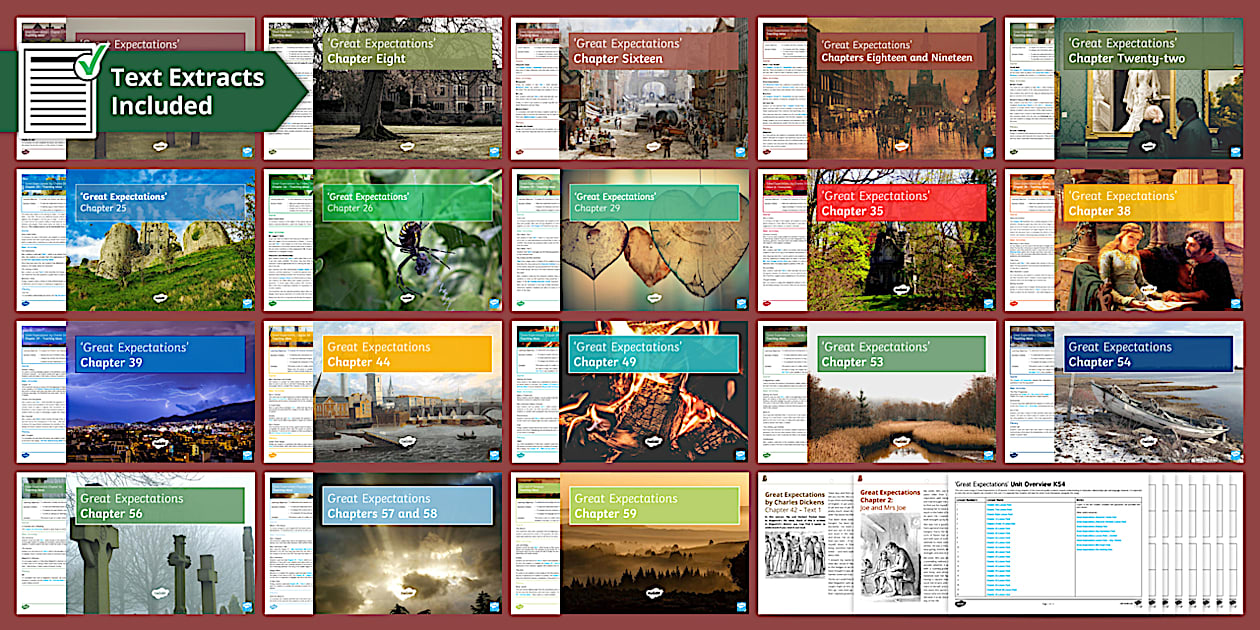 Great Expectations Whole Unit Pack | GCSE | Beyond English