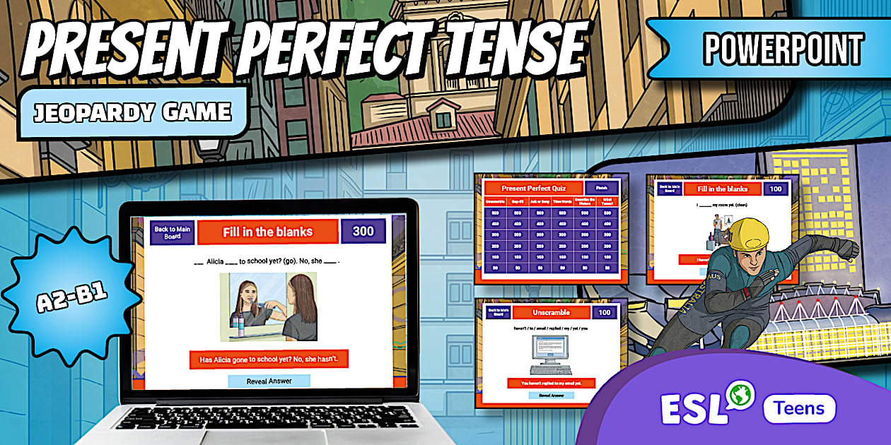 Present Perfect Quiz [Teens, A2-B1]