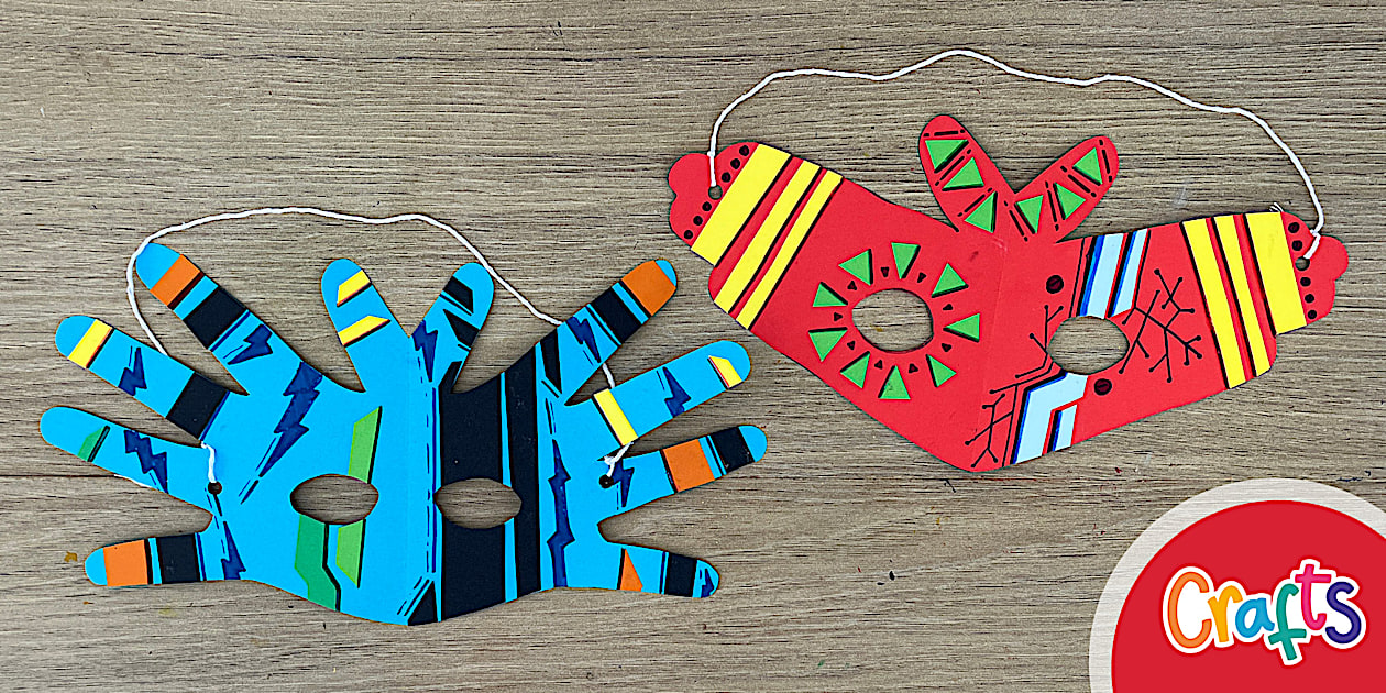 Superhero Mask Craft Activity (Teacher-Made) - Twinkl