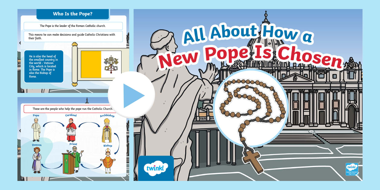 All About How a New Pope is Chosen PowerPoint (Teacher-Made)