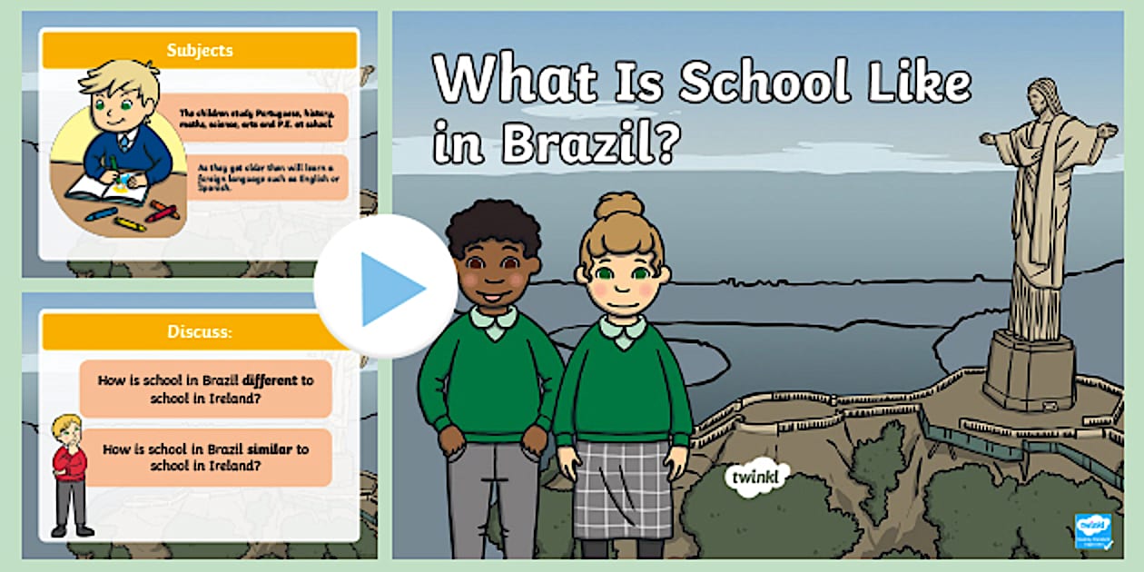 School in Brazil PowerPoint (Teacher-Made) - Twinkl