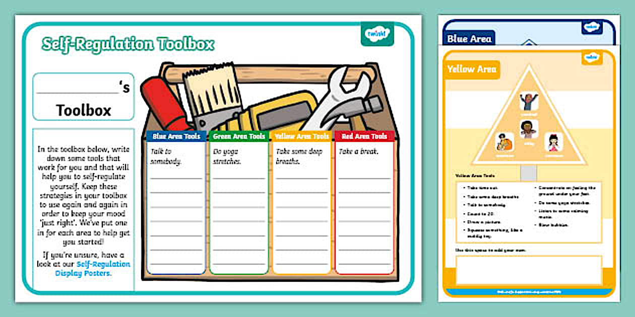 Self-Regulation Toolbox Worksheet | Twinkl Resources