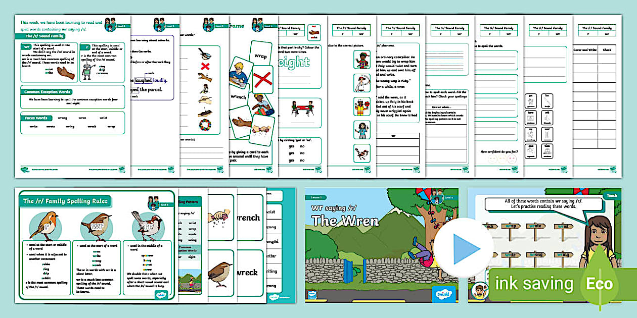 'wr' saying /r/ Lesson Pack - Level 6 Week 7 Lesson 1 - KS1