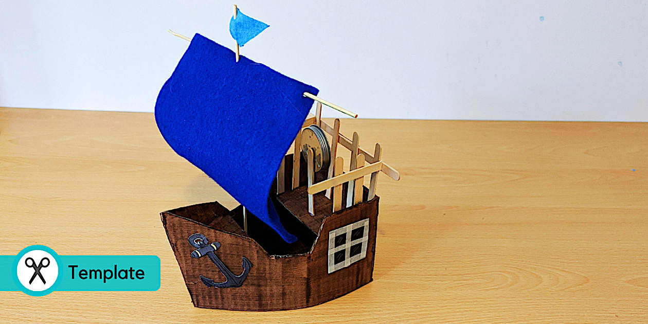 DIY Pirate Ship | Pirate Crafts | Pirate Boat - Twinkl