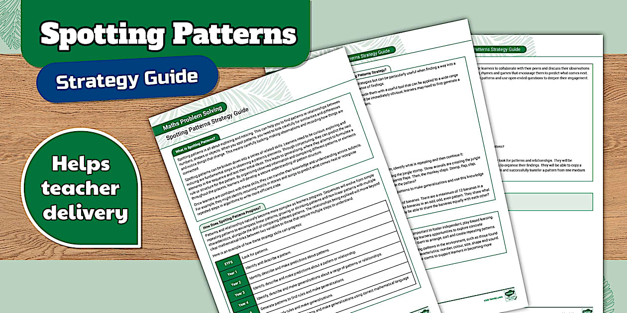 👉 Pattern Recognition Guide for Educators