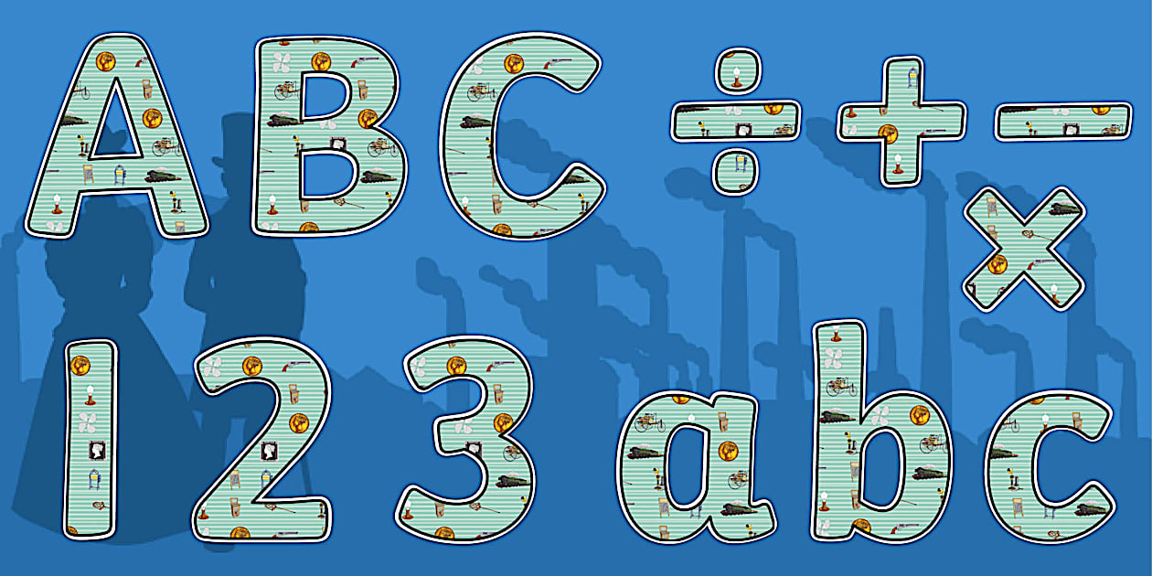 The Victorians Display Lettering (Teacher-Made) - Twinkl