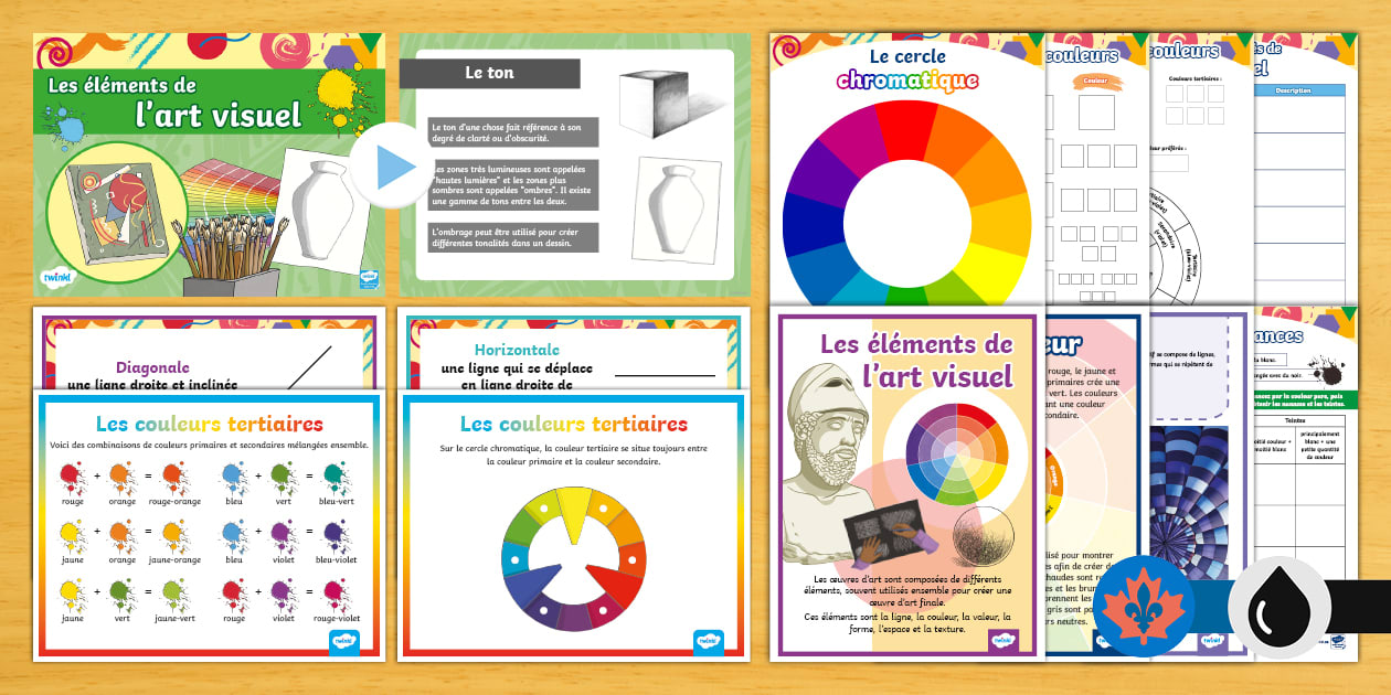 Elements of Art Activity Pack French (professor feito)