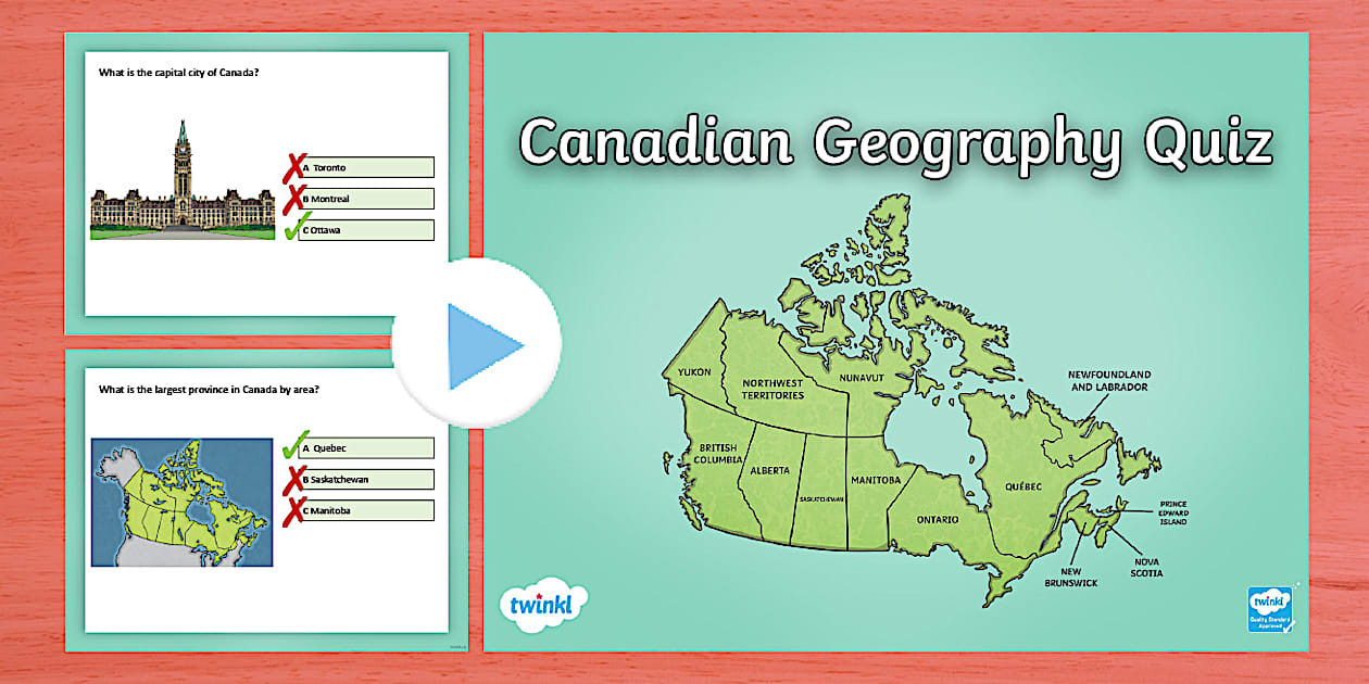 Canadian Geography Trivia PowerPoint Game (teacher made)