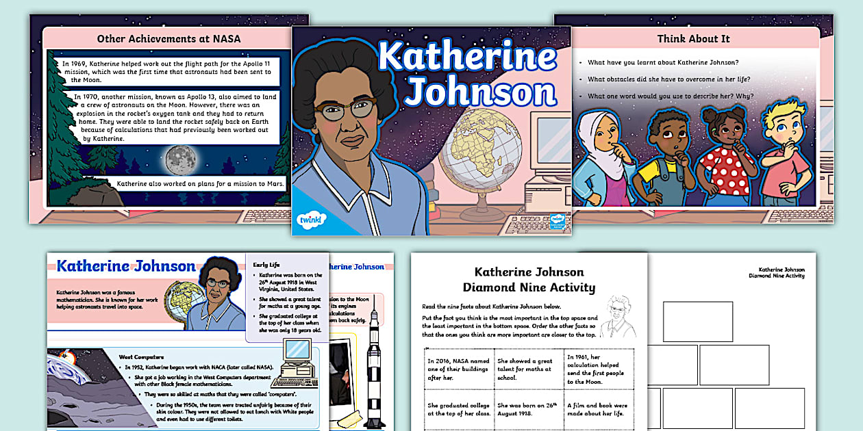 KS1 Katherine Johnson Teaching Pack (teacher made) - Twinkl