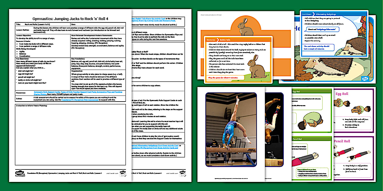 EYFS Gymnastics - Jumping Jacks Lesson 4: Rock and Rolls