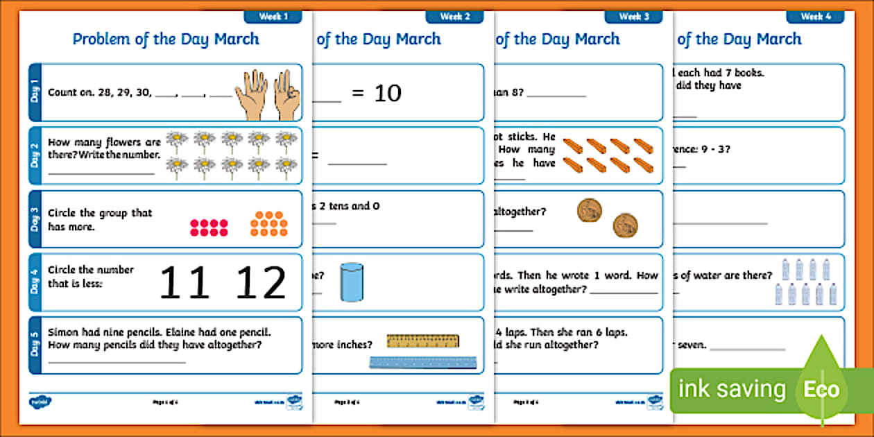 Math Problems To Solve | Math Problem of the Day | March