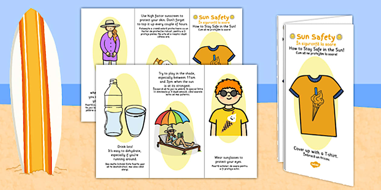 Sun Safety Leaflet Romanian Translation (teacher made)