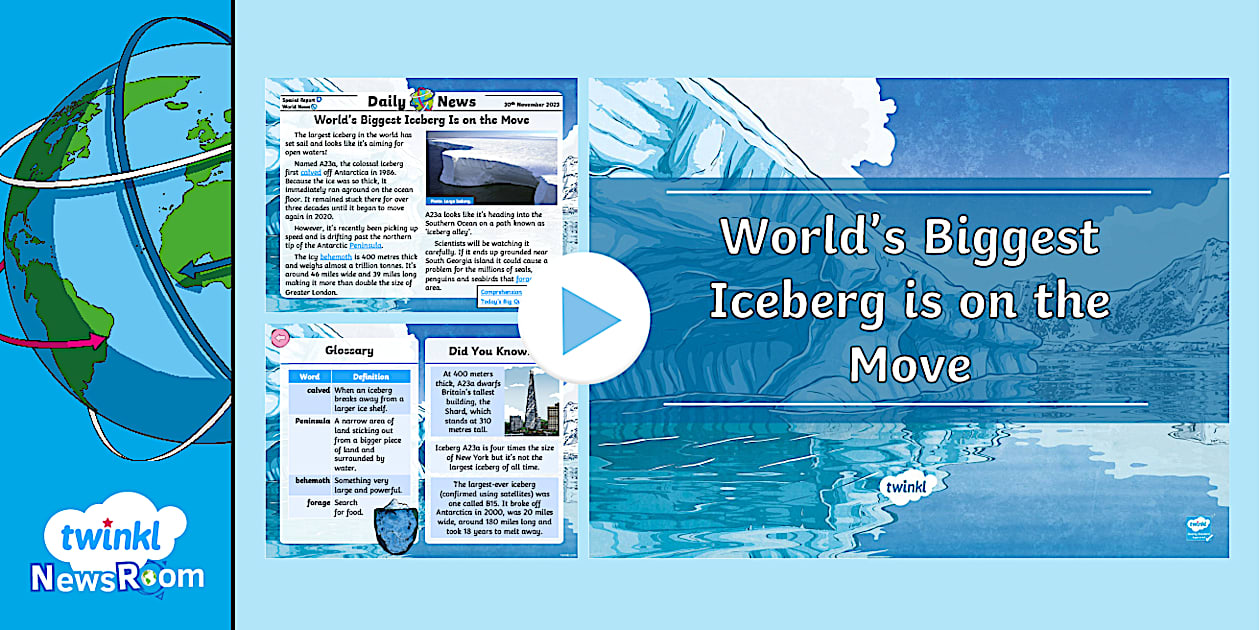 World’s Biggest Iceberg | Twinkl Resources (teacher made)