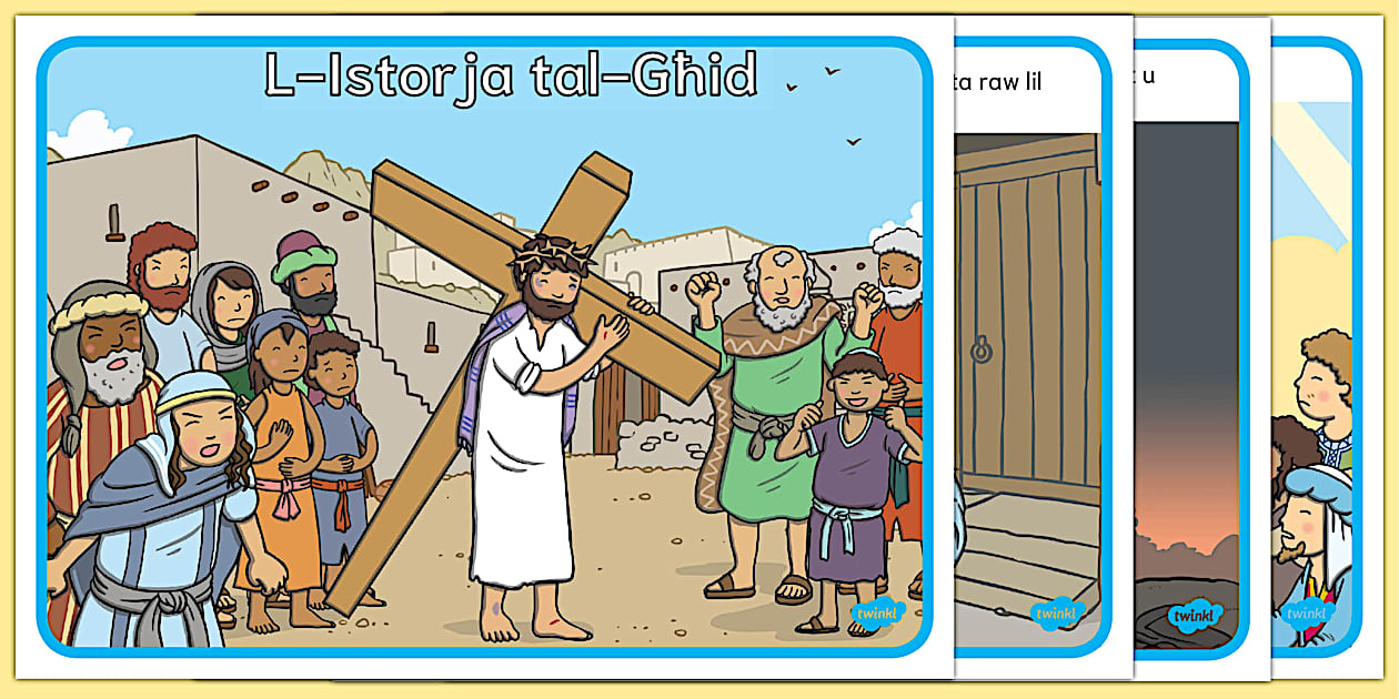 Karti tal-Istorja tal-Għid f'Sekwenza (l'enseignant a fait)