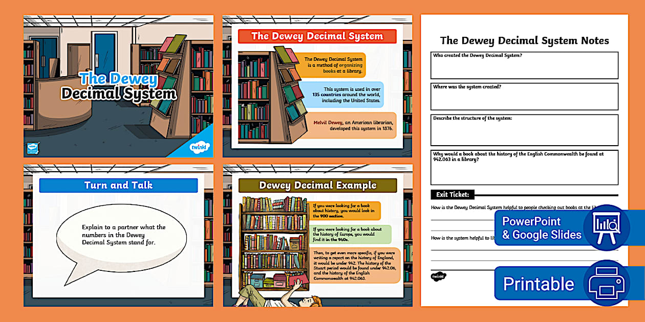 Dewey Decimal Classification PDF | ELA Resource | Twinkl USA