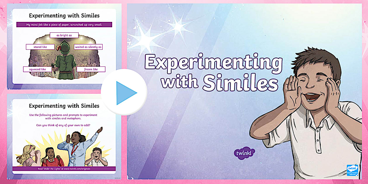 Experimenting with Similes PowerPoint (teacher made)